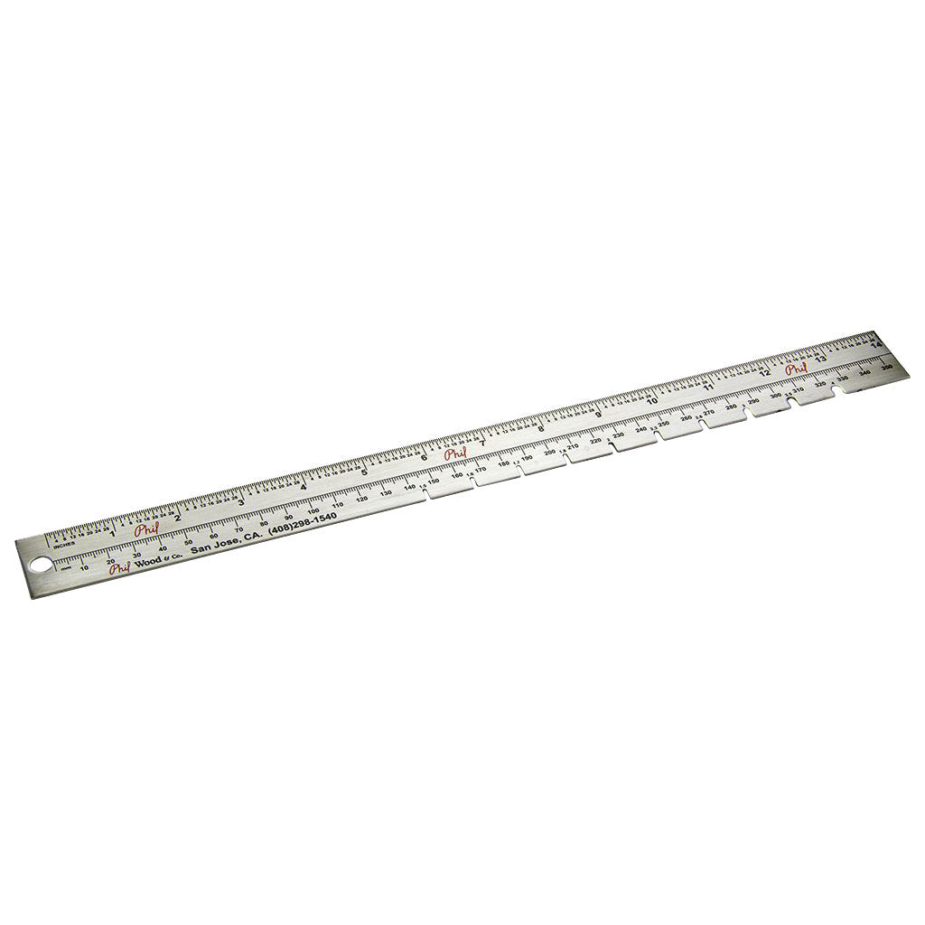 Phil Wood Spoke Gauge and Length Ruler, Stainless Steel — Send It Bikes