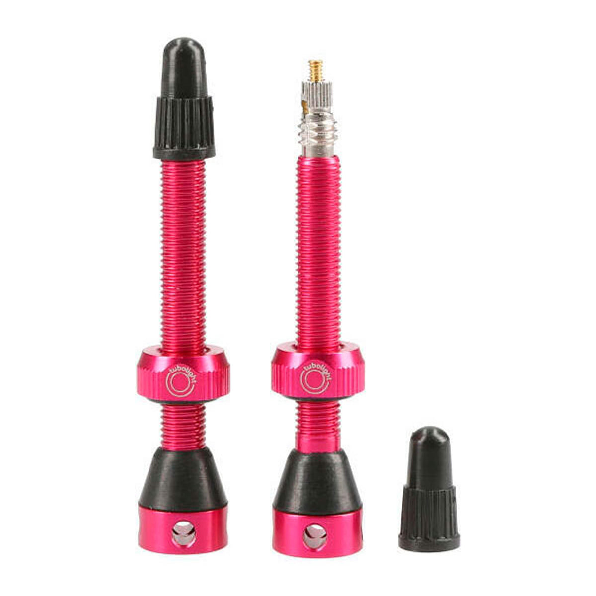 Tubolight Air Valve Set, 50mm - Pink — Send It Bikes