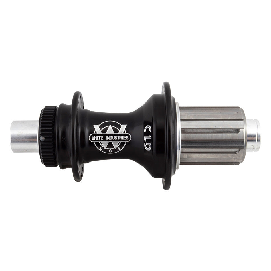 White Industries Rear CLD TA Hub, 12x142mm HG11 28h, Black — Send It Bikes