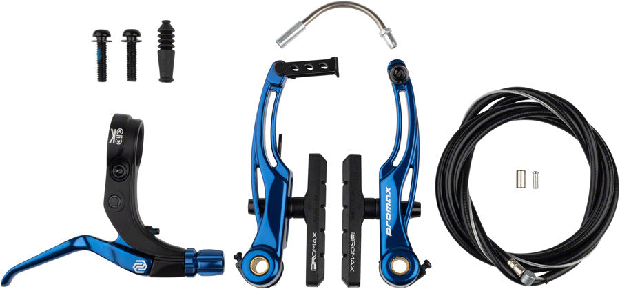Promax P-1/Click V-Point Linear Pull Brake Kit - 108mm, Blue — Send It ...