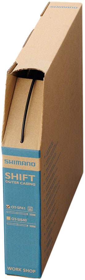 Shimano OT-SP41 Derailleur Housing - 4mm x 50m Box, Black — Send It Bikes