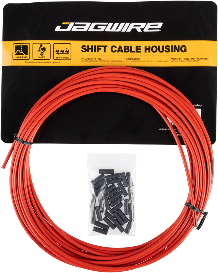 Jagwire 4mm Sport Derailleur Housing with Slick-Lube Liner 10M Roll, R — Send It Bikes