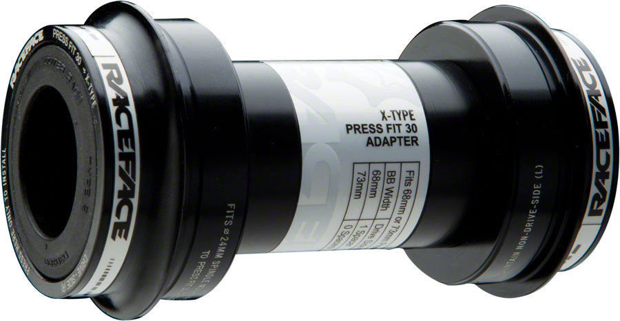 Race Face X-Type Bottom Bracket: 46mm ID x 68/73mm BB Shell x 24mm Spi ...