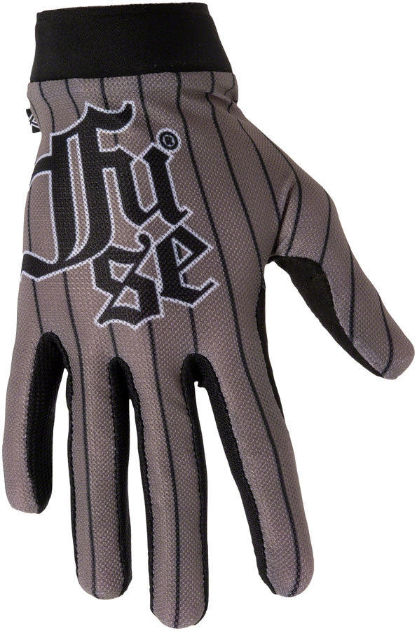 FUSE Omega Gloves - Ballpark, Full Finger, Silver/Black, Large — Send ...