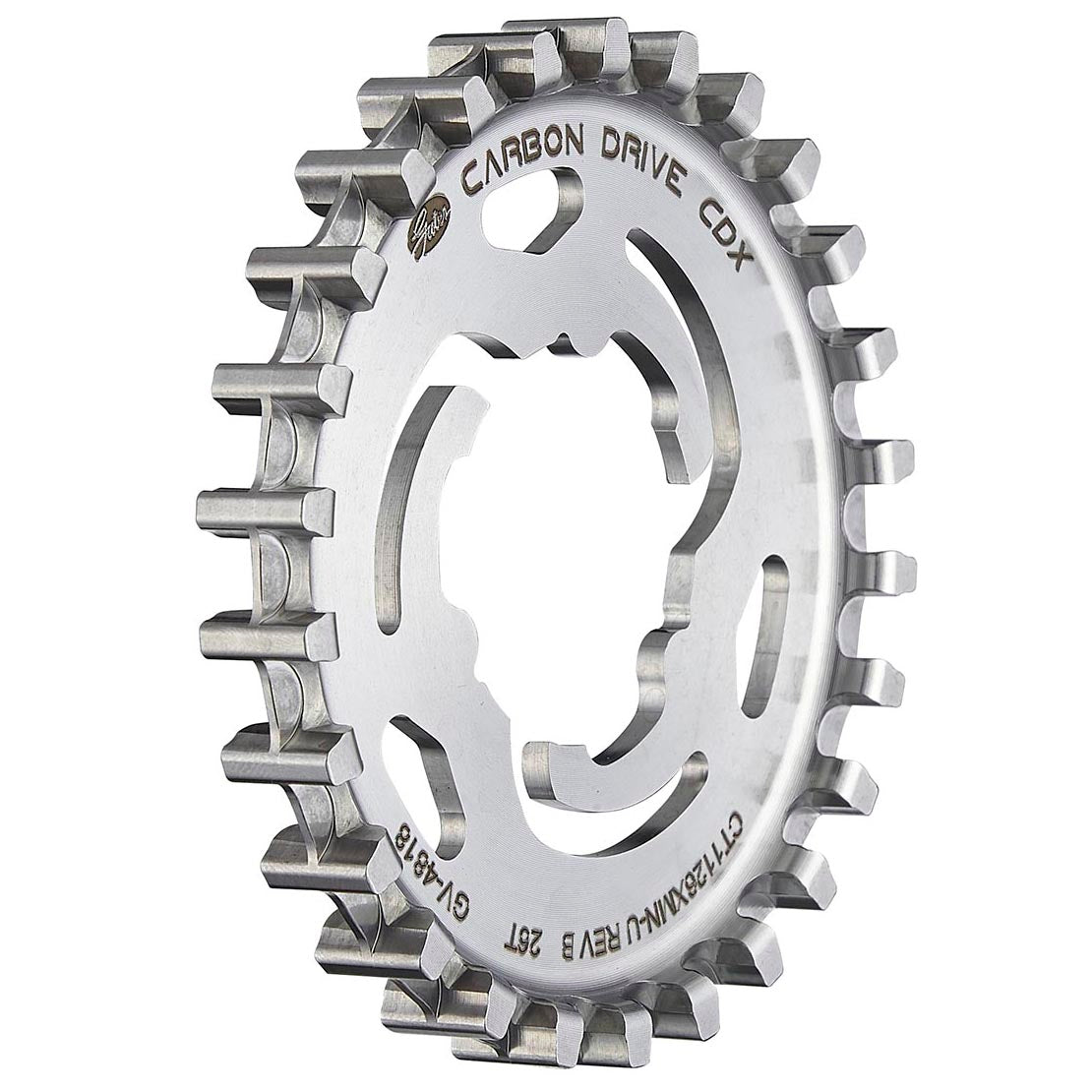 Gates Carbon Drive Belt Drive CDX Rear Cog, SureFit 3-Lobe Unified, 26 ...