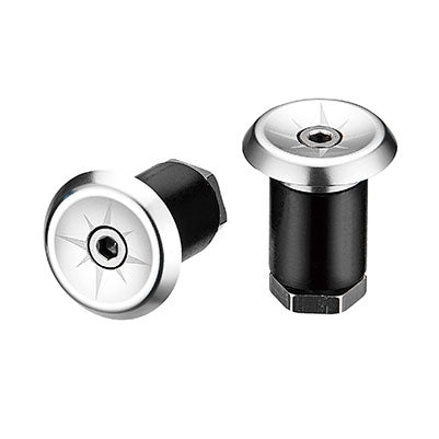 Ciclovation Vortex Lock-In Bar End Plug Silver — Send It Bikes