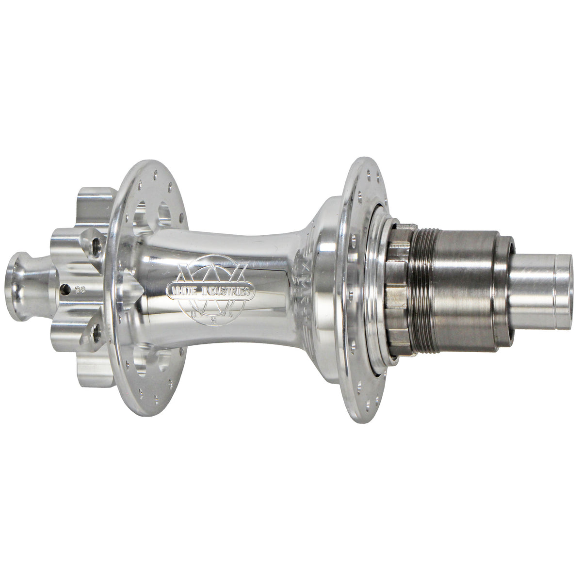 White Industries Rear XMR+ TA Hub, 12x148mm XDR 28h, Silver — Send It Bikes
