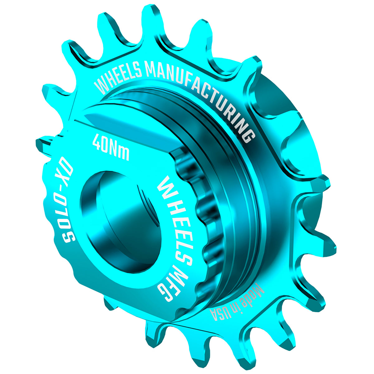 Wheels Mfg SOLO-XD Singlespeed Conversion Kit, Teal — Send It Bikes