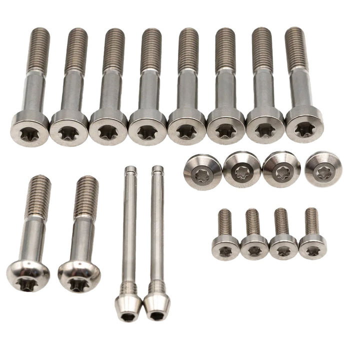 Better Bolts SRAM Maven Ti Brake Bolt Kit, BRZ, Silver, 20/Count — Send ...