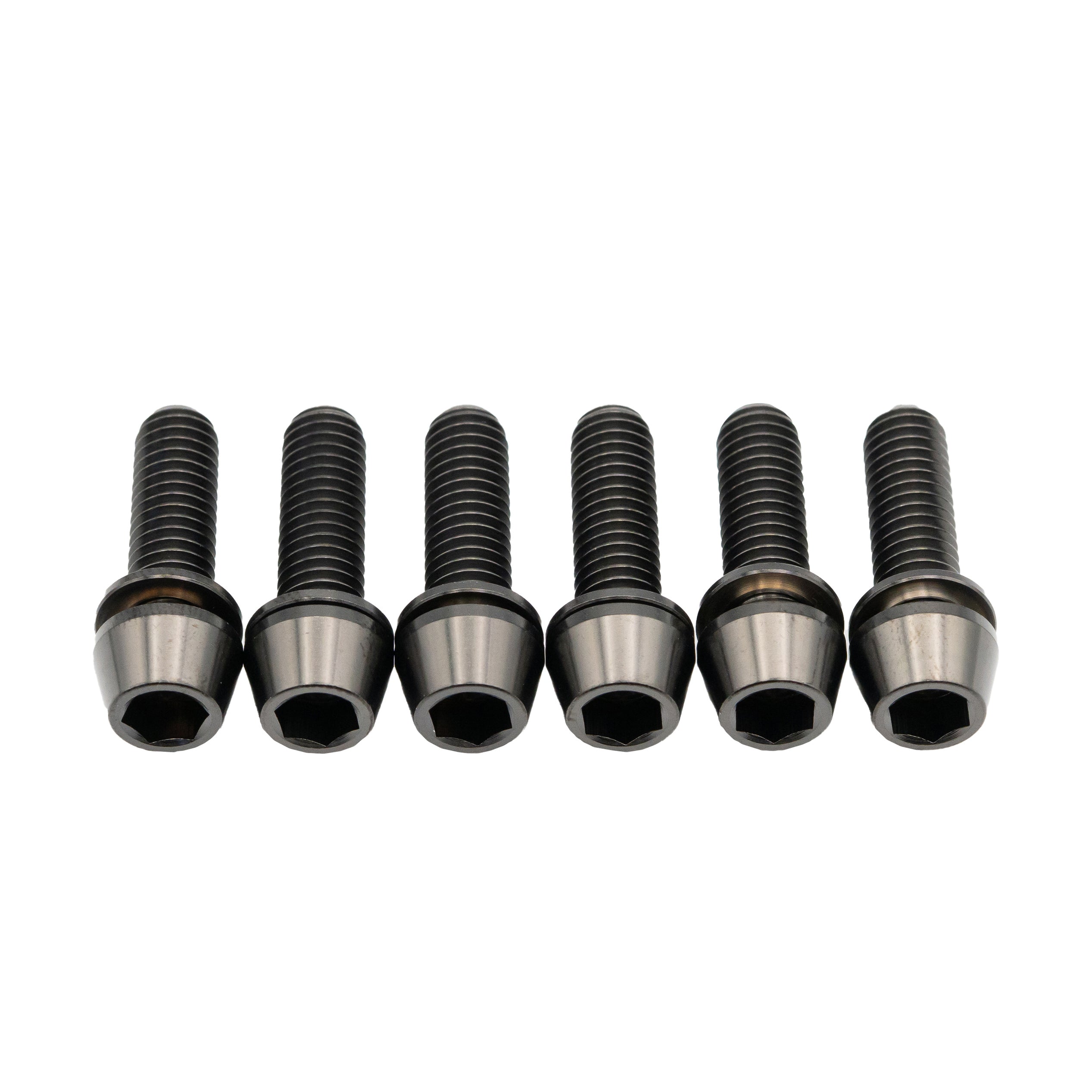 Better Bolts Deity Copperhead Ti Stem Bolt Kit, Black, 6/Count — Send ...